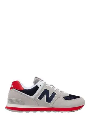 NEW BALANCE 574 Classic Sneakers Grey/navy Blue/red