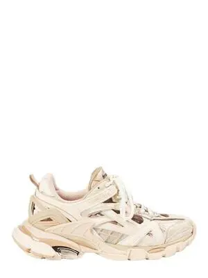 Balenciaga Track.2 Metallic Sneakers - Beige
