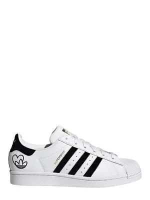 Adidas Superstar Heat Logo Sneakers - Cloud White/core Black/gold Metallic