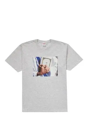 Supreme Bible Tee Shirt Ash Grey