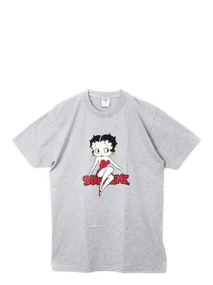 Supreme Betty Boop Tee Shirt Heather Grey