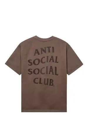 ANTI SOCIAL SOCIAL CLUB Same But Different Premium Heavyweight Tee Shirt - Walnut