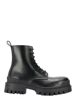 Balenciaga Stivaletti Strike Triple Boots - Black