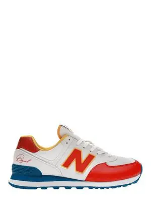 NEW BALANCE 574 Davids Sunflower Seeds Sneakers - White/red/blue