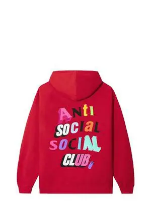 ANTI SOCIAL SOCIAL CLUB The Real Me Hoodie - Red