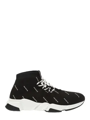 Balenciaga Speed Lace-up Sneakers - Black/white