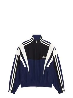 Balenciaga Sporty B Tracksuit Jacket - Indigo/black/white