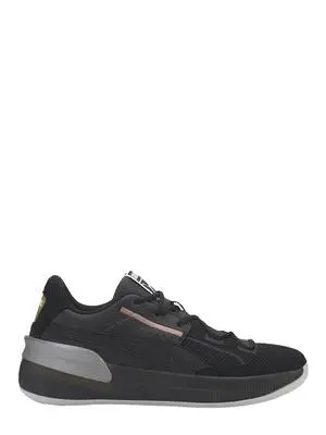 PUMA Clyde Hardwood Metallic Sneakers - Puma Black/puma Silver