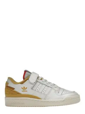 Adidas Forum 84 Low Sneakers - Cream White/victory Gold/red