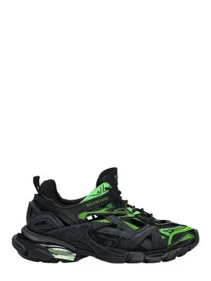 Balenciaga Track.2in Sneakers - Black/green