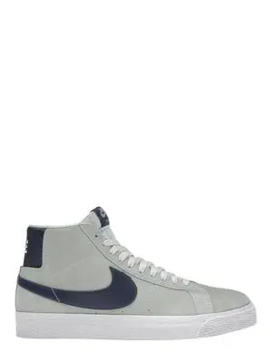 Nike Blazer Mid Sneakers - Barely Green/white/navy Blue