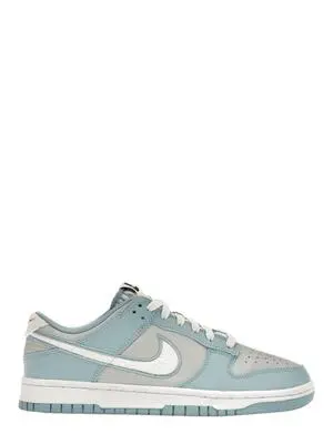 Nike Nike Dunk Low Retro Fleece Swoosh Sneakers Grey Fog/worn Blue/white