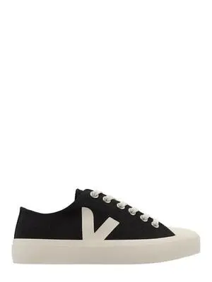 VEJA Wata Ii Low Canvas Sneakers - Black/white