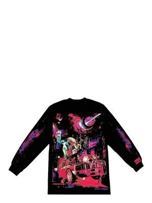 JUICE WRLD X Vlone Galaxy Longsleeve T-shirt - Black
