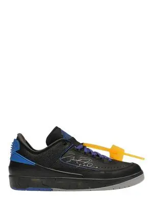 JORDAN 2 Retro Low Sp Off-white Sneakers - Black/blue/grey