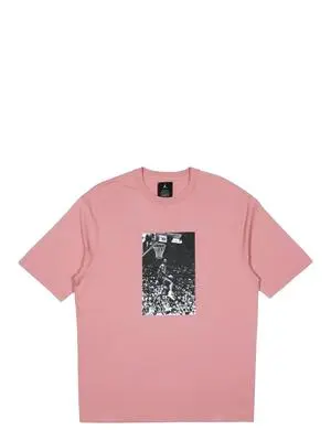JORDAN X Union Reverse Dunk T-shirt - Rust Pink
