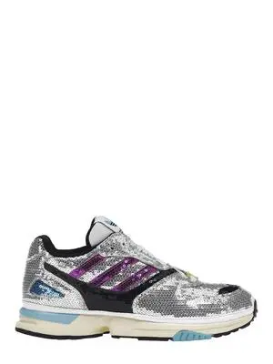 Adidas Zx 4000 Glitter Sneakers - Silver/blue/purple
