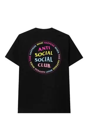 ANTI SOCIAL SOCIAL CLUB What Happened Tee Shirt - Black