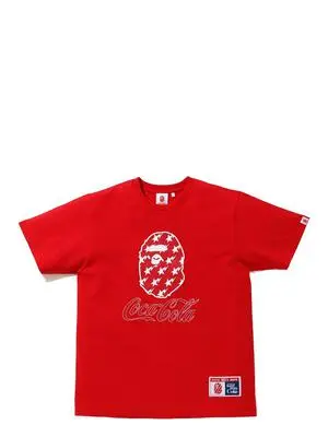 A BATHING APE X Coca Cola Tee Shirt - Red