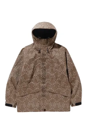 A BATHING APE X Coach Snowboard Jacket - Brown