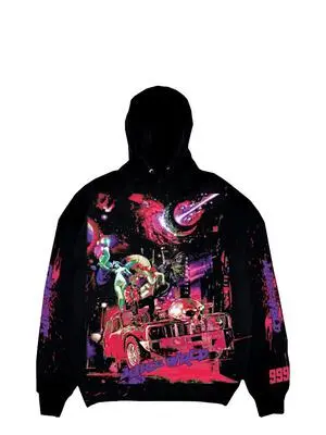 JUICE WRLD X Vlone Galaxy Hoodie - Black