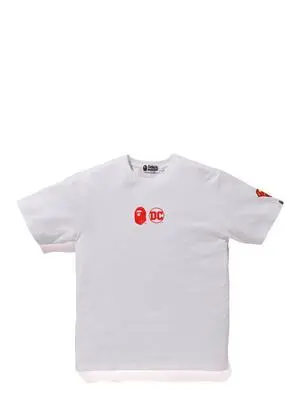 A BATHING APE X Dc Tee Shirt - White/red
