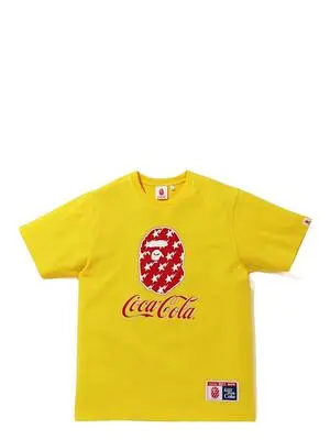 A BATHING APE X Coca Cola Tee Shirt - Yellow