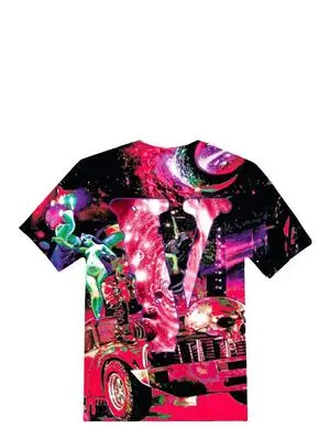 JUICE WRLD Galaxy All Over Tshirtin - Black