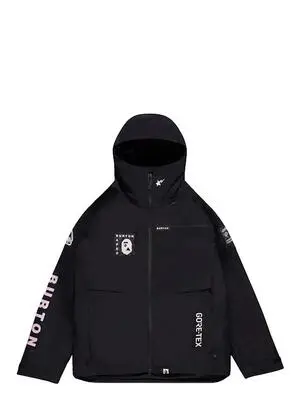 A BATHING APE X Burton Goretex Pillowline Jacket - Black