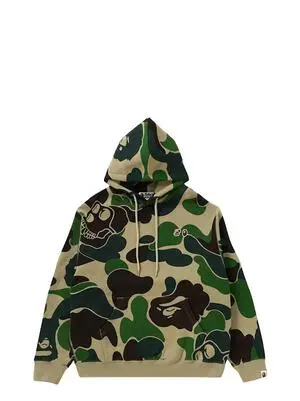 A BATHING APE X Bayc Camo Pullover Hoodie - Green