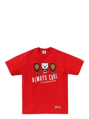 A BATHING APE X Cocacola Milo Tee Shirt - Red