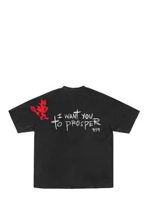 JUICE WRLD X The Weeknd Prosper Tee Shirt - Black