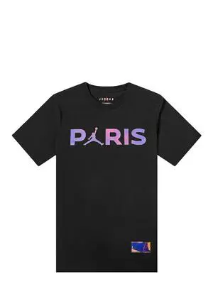 JORDAN X Paris Saintgermain Tee Shirt - Black