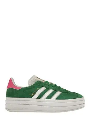 Adidas Adidas Gazelle Bold Sneakers Green/cloud White/lucid Pink