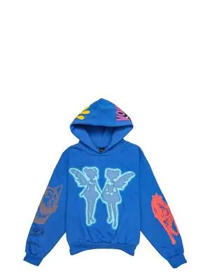DRAKE Fatd For All The Dogs Hoodie - Blue