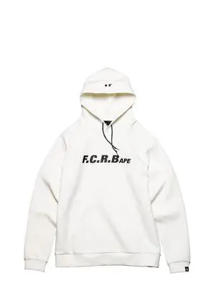 A BATHING APE X F. C. R. B. Team Hoodie - White