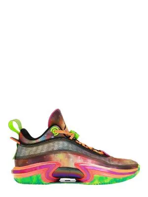 JORDAN 36 Low Eybl Sneakers - Black/electric Green/hyper Violet