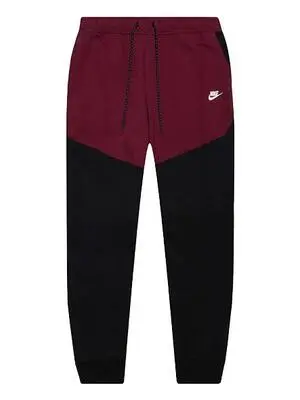 Nike Tech Fleece Joggers - Black/dark Beetroot/phantom