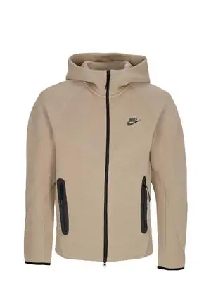 Nike Sportswear Tech Fleece Windrunner Full-zip Hoodie - Khaki/black