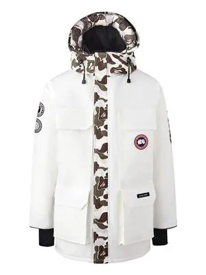 BAPE X Canada Goose X Concepts Expedition Jacket - White/snow Camo