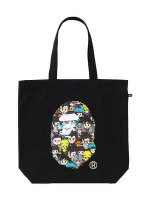 A BATHING APE X Dragon Ball Super Ape Head Tote - Black