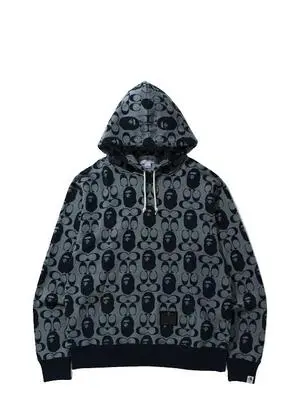 A BATHING APE X Coach Pullover Hoodie - Navy Blue