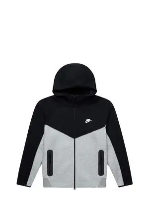Nike Sportswear Tech Fleece Windrunner Fullzip Hoodie Dark Grey Heather/black/white