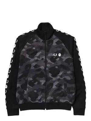 BAPE X Fred Perry Camo Track Jacket - Black
