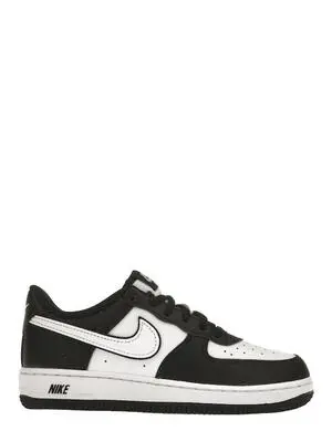 Nike Air Force 1 Low '07 Lv8 Swoosh Panda Sneakers - Black/white