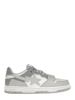 BAPE A Bathing Ape Sk8 Sta #5 White/grey