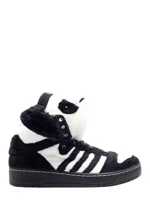 Adidas Js Wings Panda Bear Sneakers - White/black