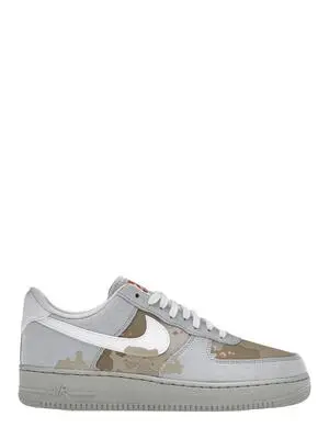Nike Air Force 1 Low '07 Lx Embroidered Desert Camo - Photon Dust/team Orange