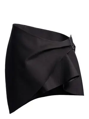 MUGLER Wool Mini Skirt