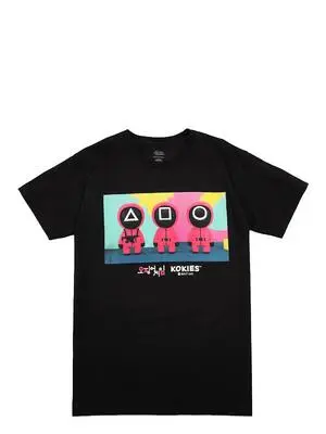 NETFLIX X Kokies X Squid Game X Bait Soldiers Maze Tee Shirt - Black